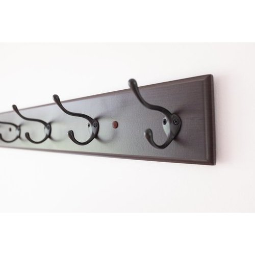 Hickory Hardware S077224-COVB, Universal 28 Inch Long Coat Rack/Hook ...