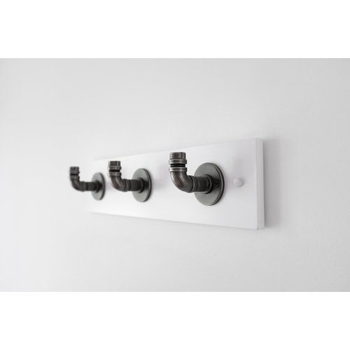 Hickory Hardware S077228-WBNV, Pipeline 18 Inch Long Coat Rack/Hook ...