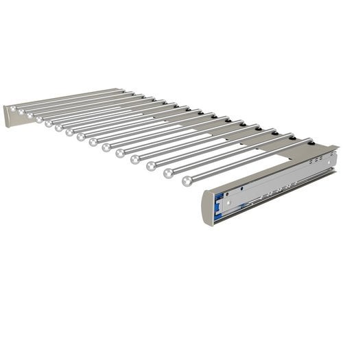 Rev-A-Shelf PSCSL-3014SC-SN-1, 30 Inch Width Pull-Out Pants Rack w/Soft ...