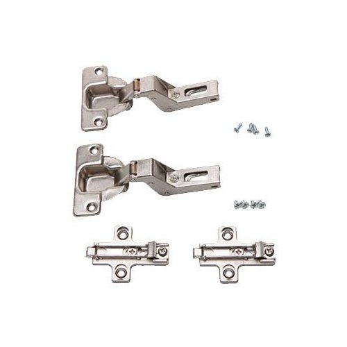 Knape and Vogt Soft-Close Inset Pocket Door Hinge Kit for 3/4" Door ...