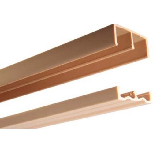 Knape and Vogt P2419 TAN 72, 72 Inch Length Plastic Track and Guide Set ...