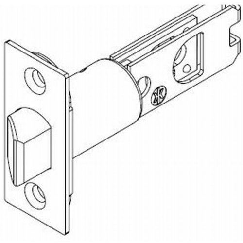 Kwikset 82729-26, 2-3/4 Inch Square Deadbolt Latch, Bright Chrome ...