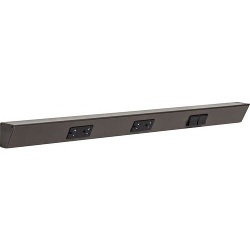 Task Lighting TRS30-3B-BZ-RS, 30 Inch Length TRS Angle Power Strip ...