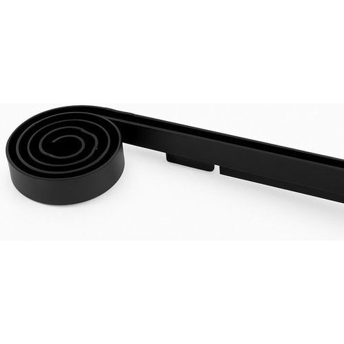 Omega National Product ST-21LR-BR, PVC Flush Mount Spiral Track System ...