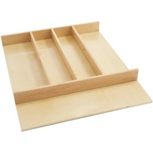 Rev-A-Shelf 4WUT-1SH, Wood Utility Tray Drop-In Insert, Trimmable 2-5/8 ...