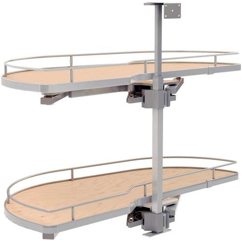 Rev-A-Shelf 587-18-LMP, 38-7/16 Inch Width Girasolo Floor/Front Stile ...