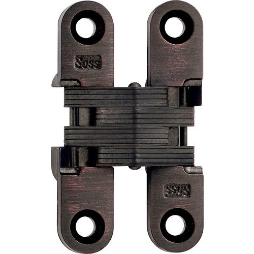 SOSS 204 Invisible Hinge for 3/4 Inch Minimum Door Thickness, 1/2 Inch ...