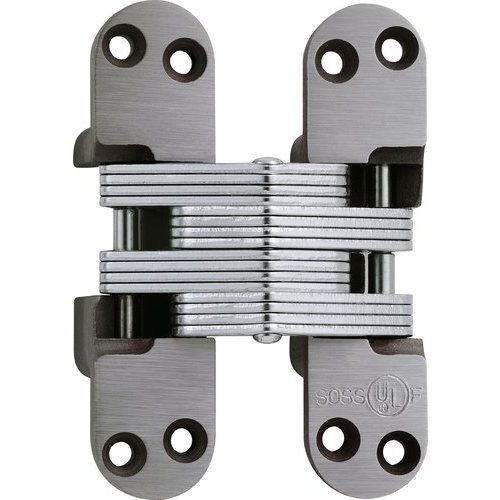 SOSS 418 Fire Rated Invisible Hinge, 1-1/8 Inch Width x 4-39/64 Inch ...